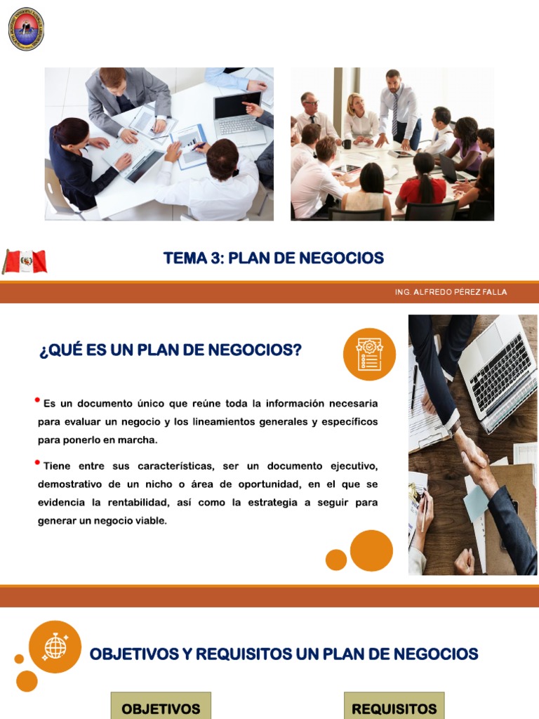 Estructura y Objetivos del Plan de Negocios | PDF | Marketing | Mercado ...