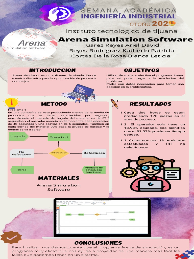 Problemática Resuelta en Arena Simulation Software | PDF | Informática ...
