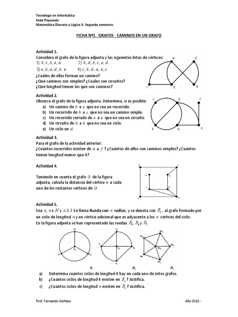 Ciclos en Grafos Rueda | PDF | Teoría de grafos | Combinatoria