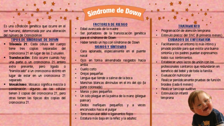 Sindrome de Down | PDF | Síndrome de Down | Enfermedades y trastornos humanos