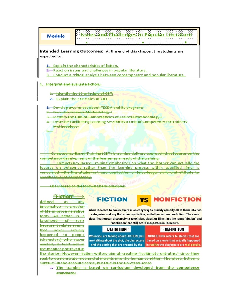 Challenges in Popular Literature | PDF | Educational Technology ...