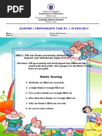 PERFORMANCE TASK Q3 - Grade 6 (AutoRecovered) | PDF | Area | Rubric ...