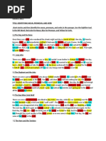 Grade 6 Short Stories | PDF | Spider