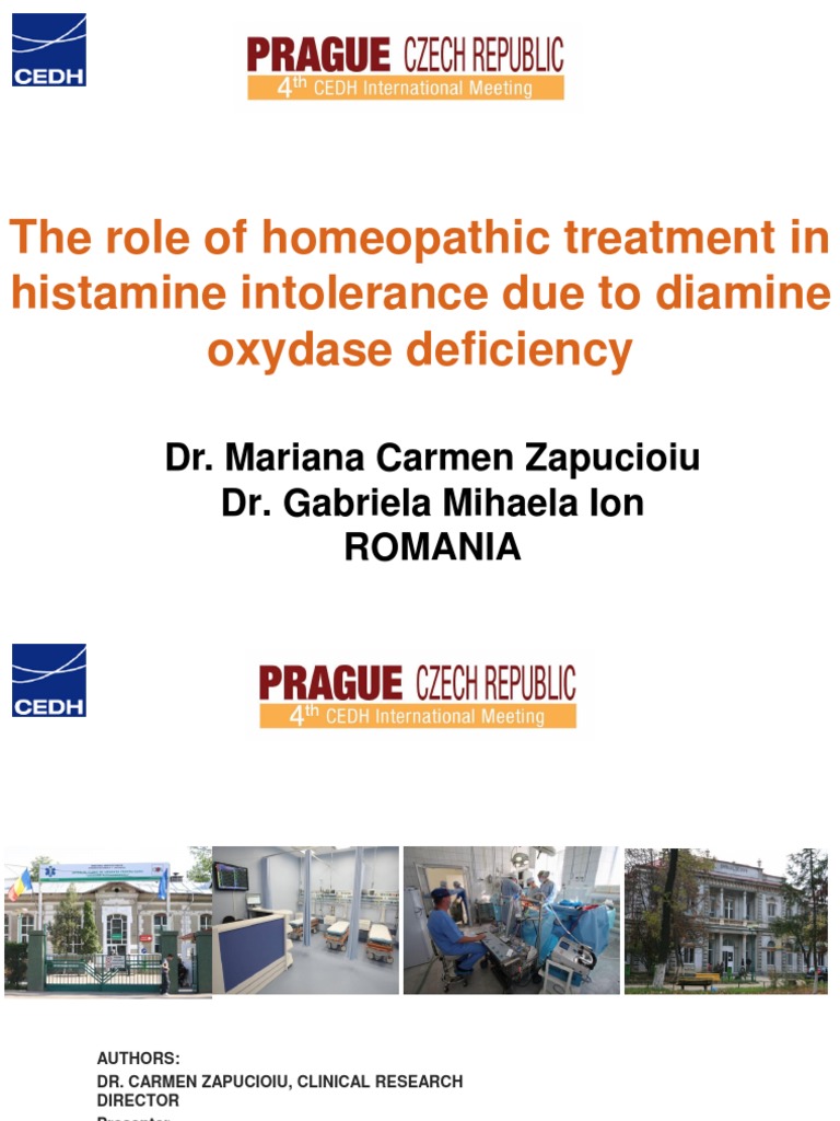 The Role of Homeopathic Treatment in Histamine Intolerance | PDF