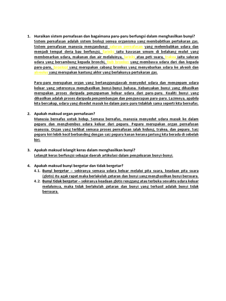 BMMB3183 Tutorial Minggu 1 2022 | PDF