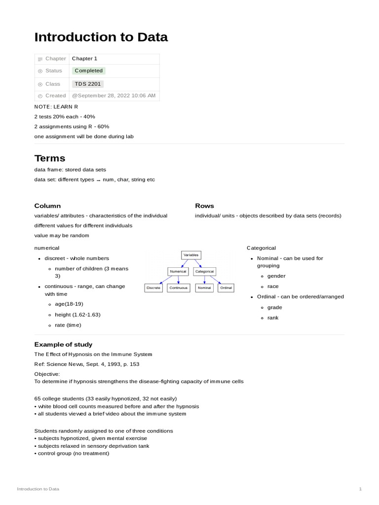 Data Analysis Fundamentals and Techniques | PDF