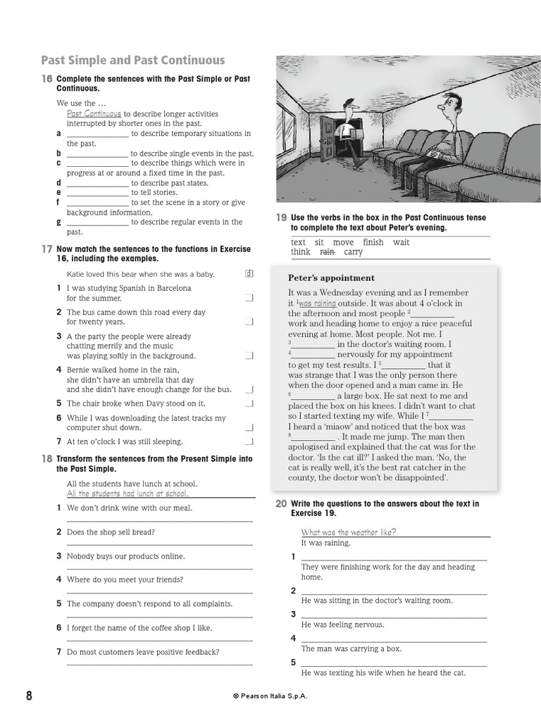 SSSG INGLESE Past Simple and Past Continuous 2 | PDF