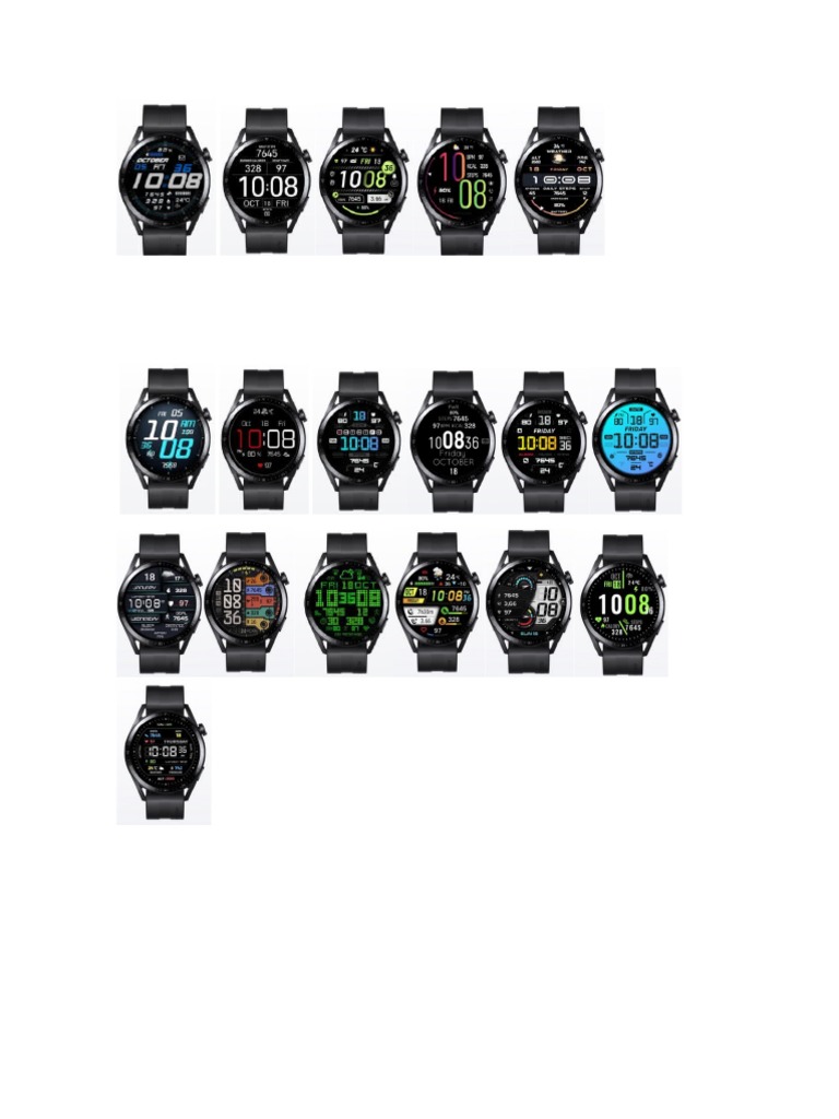 Huawei Watch Faces | PDF