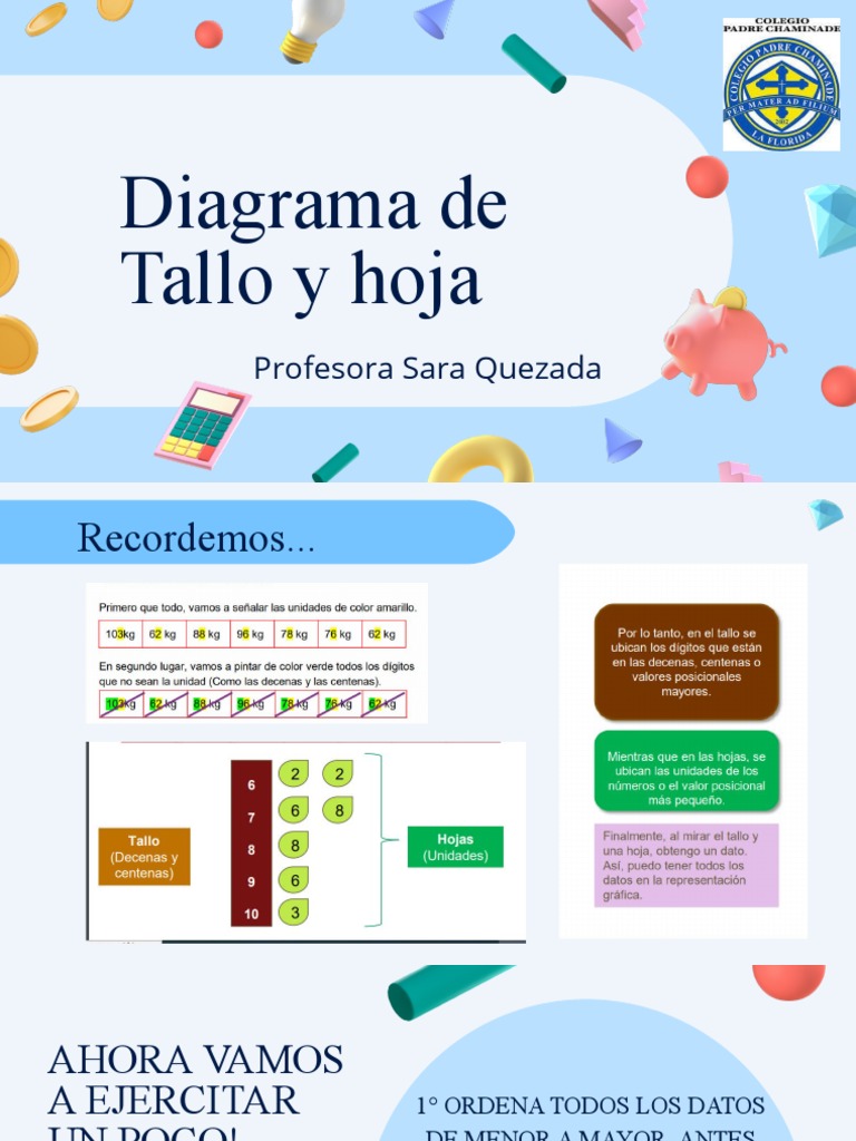 Diagrama de Tallo y Hoja | PDF