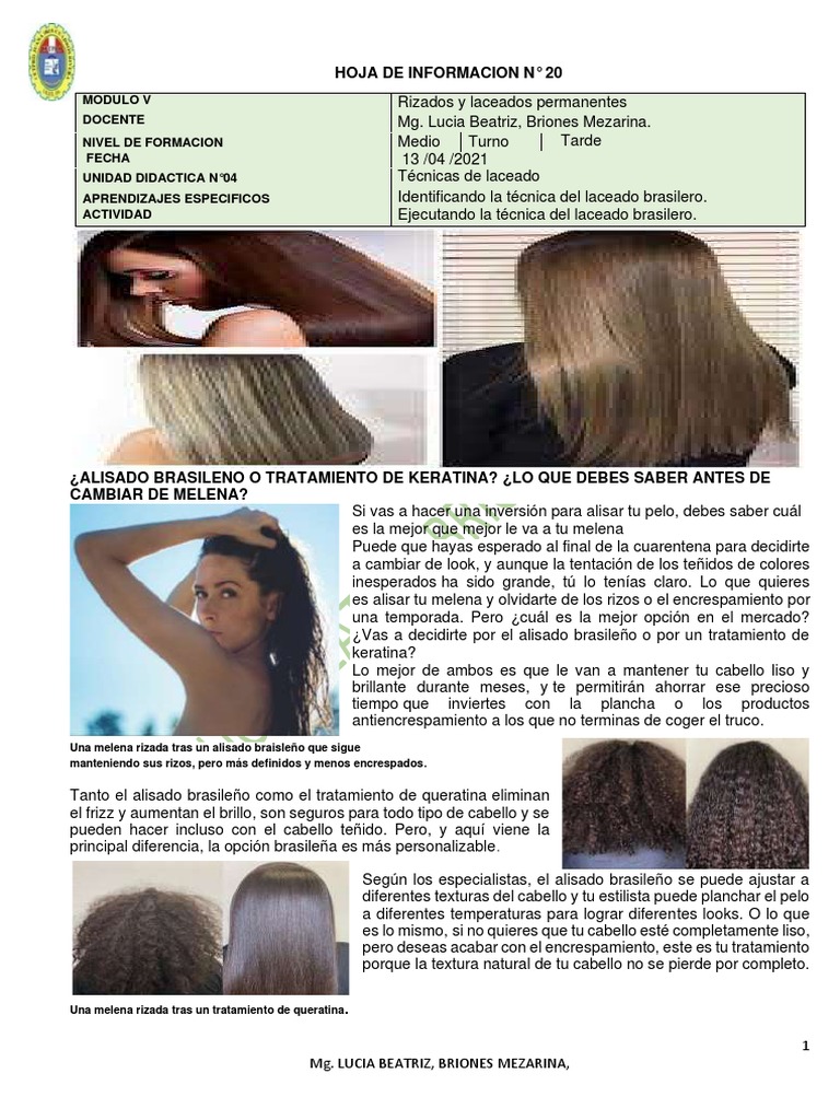 Ejecutando La Tecnicas Del Laceado Brasilero 13 - 4 - 2021 | PDF | Pelo ...