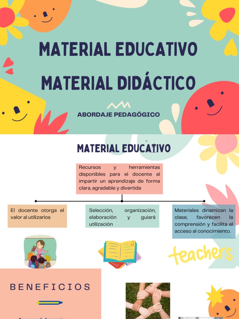 Material Educativo Material Didáctico Pdf Método De Enseñanza