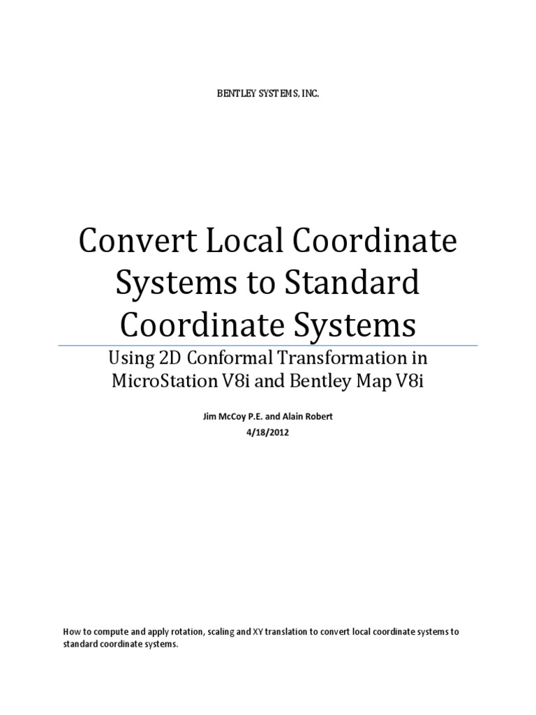 2d Conformal Transformation Rev1 Pdf Cartesian Coordinate System 2 D Computer Graphics 