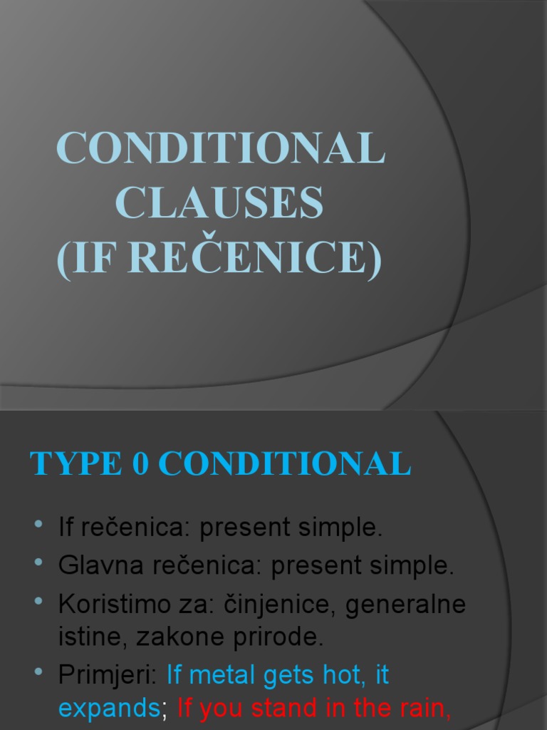 Conditional Clauses | PDF