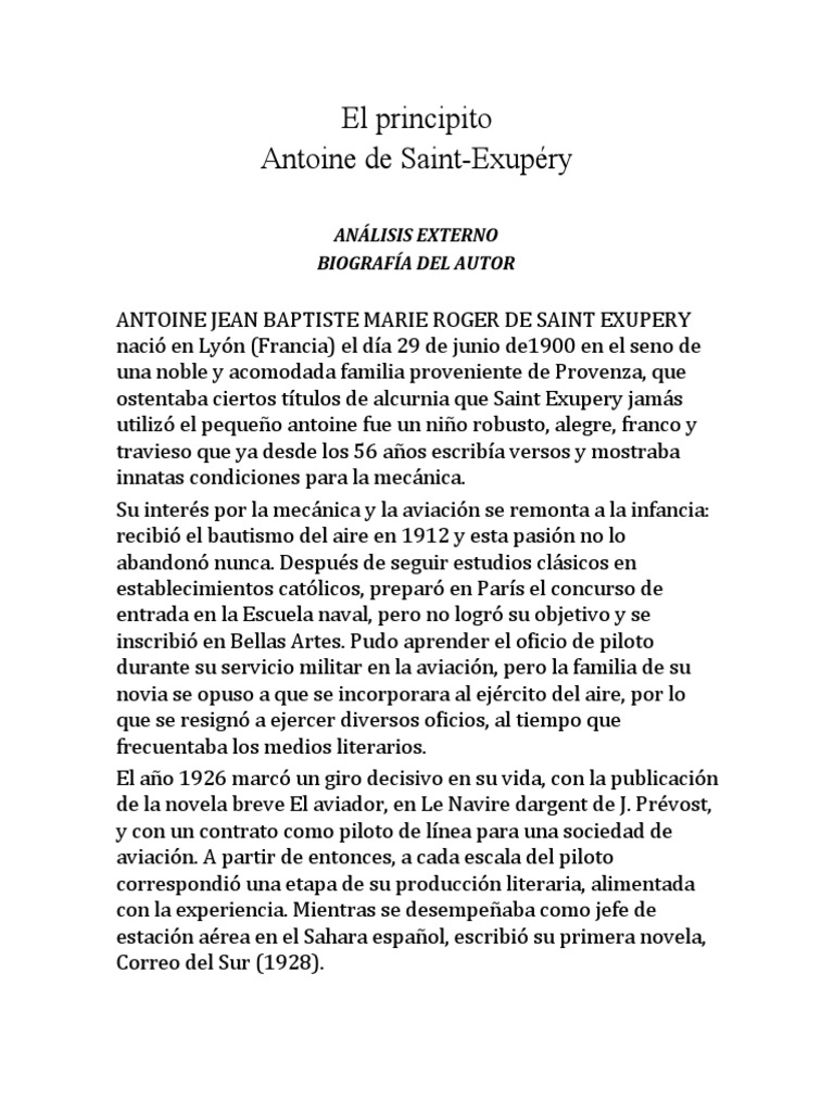 (El Principito) .1 | PDF | El Principito