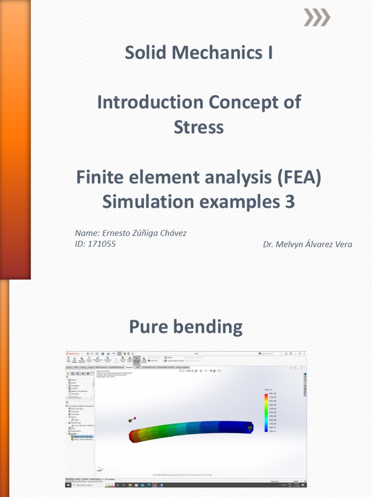 Finite Element Analysis (FEA) Simulation Examples 3 | PDF
