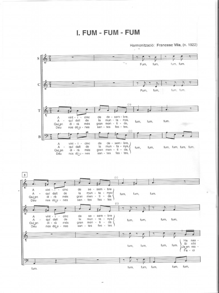 Fum Fum Fum, F. Vila | PDF