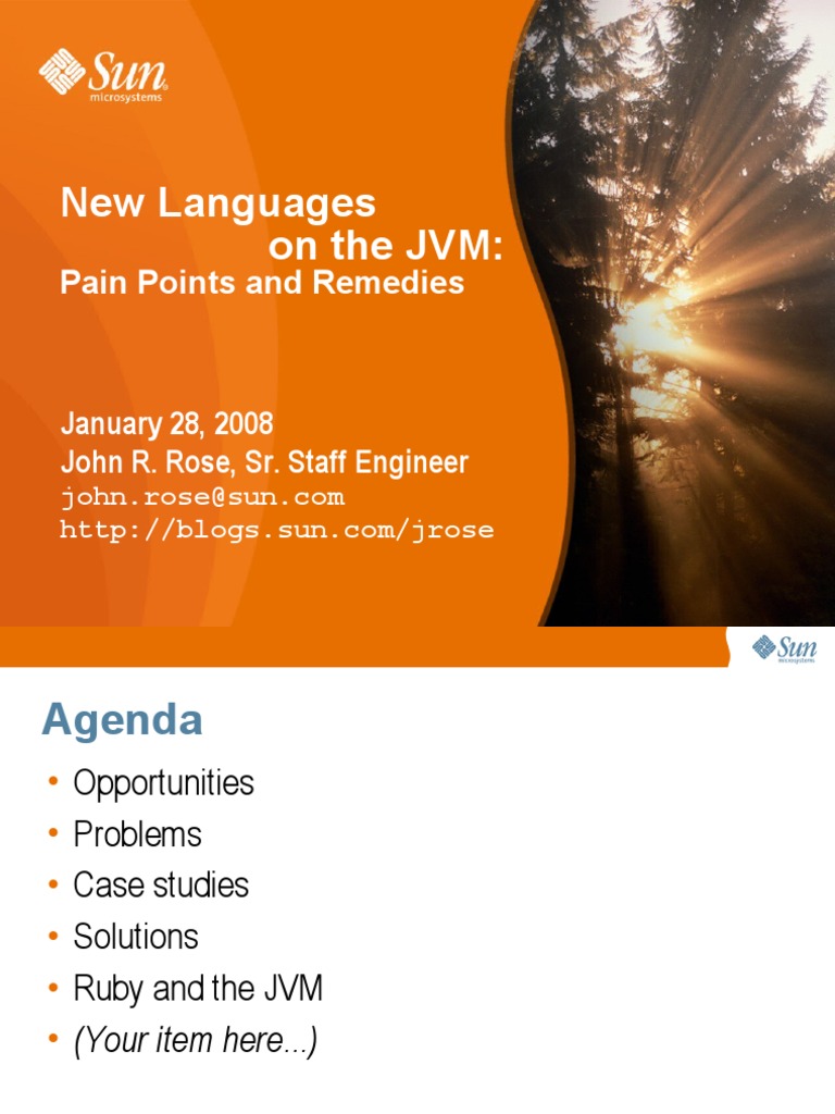 New Languages On The JVM:: Pain Points and Remedies | PDF | Java ...
