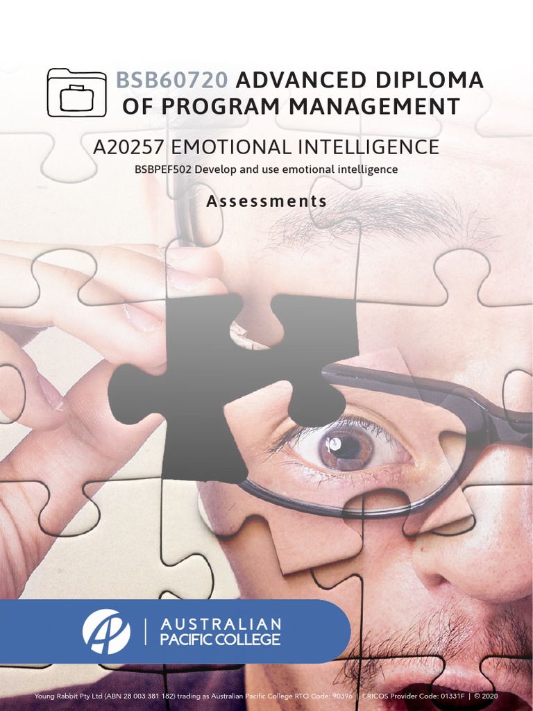 A20257 Emotional Intelligence - Assessments - v1.0 | PDF | Rubric ...