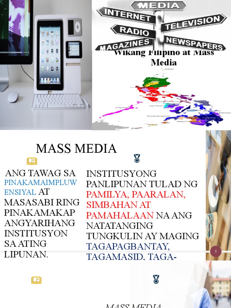 Wikang Filipino at Mass Media | PDF