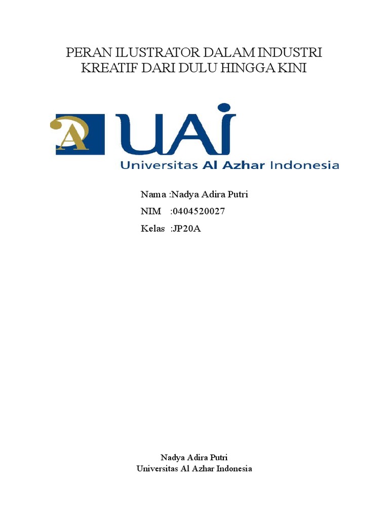 Peran dan Tugas Ilustrator Kreatif | PDF