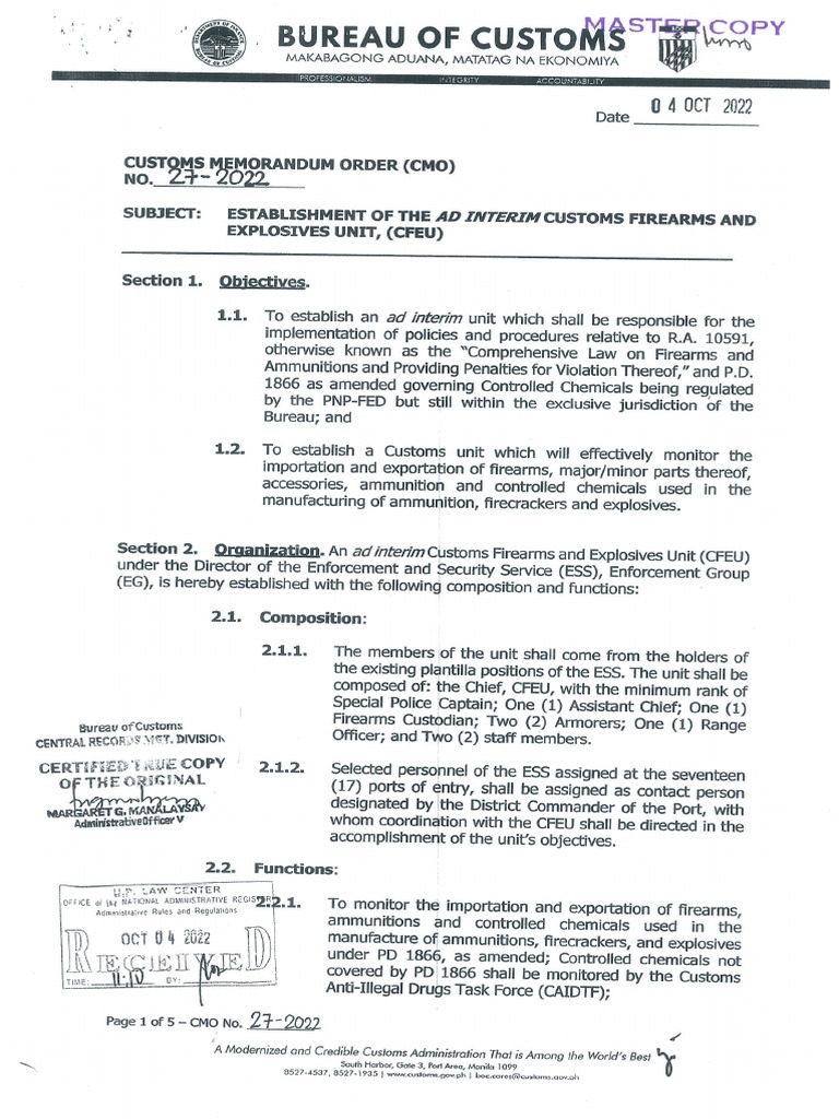 2022 Cmo 27 2022 | PDF