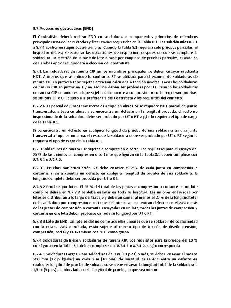 Aws d1.5 Español | PDF