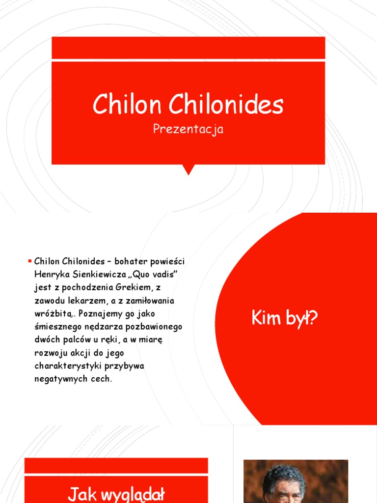 Chilon Chilonides Prezentacja | PDF