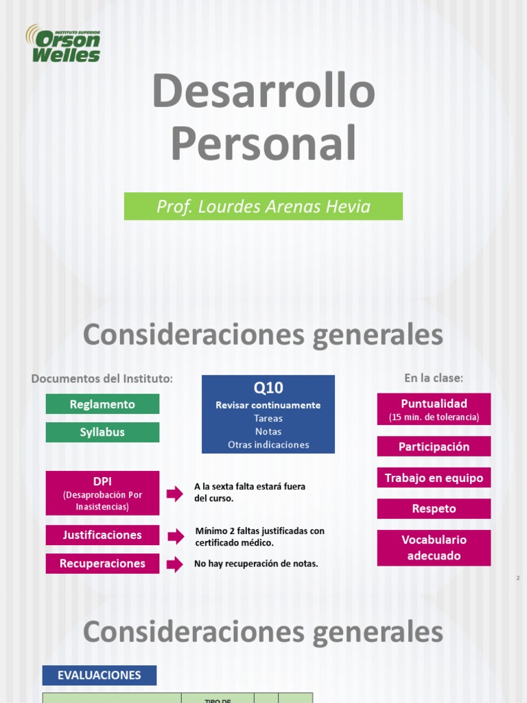 Clase 1 DP 2020 2 - Presentacion Autovaloracion y Autoestima | PDF ...