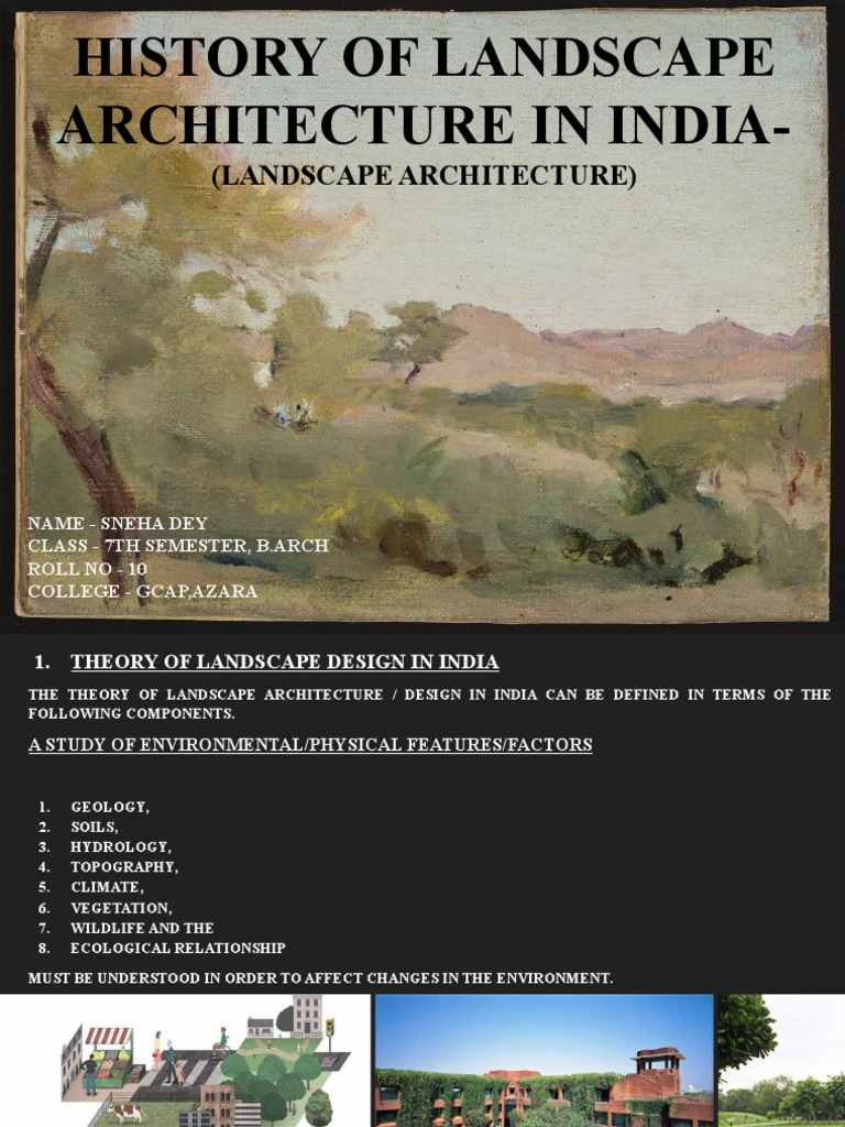 HISTORY OF LANDSCAPE ARCHITECTURE IN INDIA - SD | PDF | Mughal Empire ...