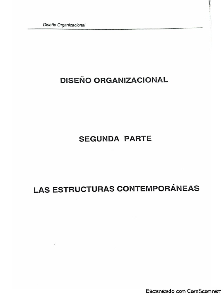 S11. BETANCOURT, Benjamin MORRIS, Edinson. (2000) - Diseño Organizacional La Estructura. MBA ...