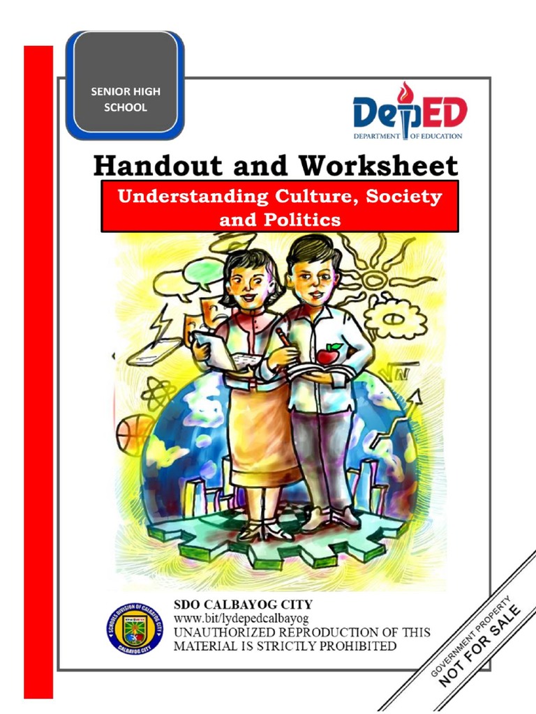 UCSP Week 2 Handout & Worksheets Q1 | PDF