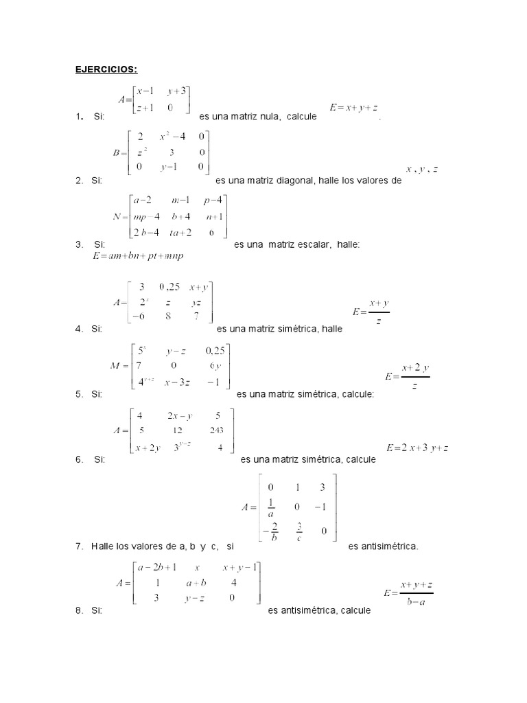 Algebra Lineal | PDF