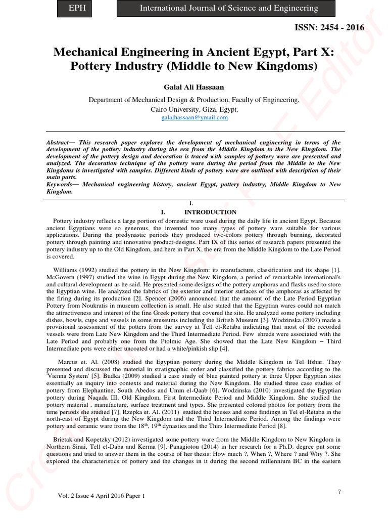 Qalal Hassan - Ancient Egyptian Technology, Mechanical Engineering in ...