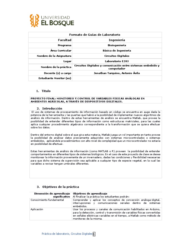 Serial Matlab Pdf Arduino Sistema De Control 