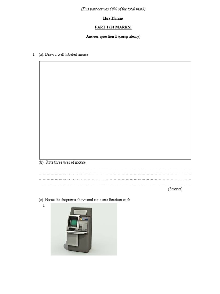 2022 JHS 1 Term 1 Ict | PDF