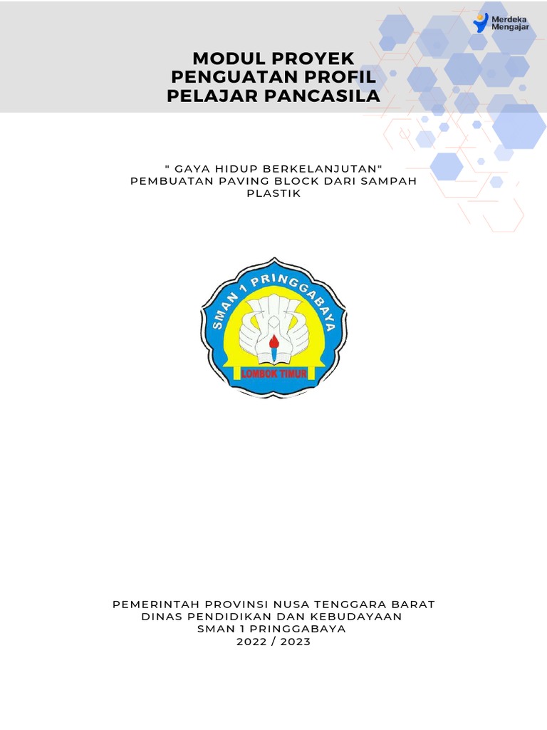 Modul Projek Gaya Hidup Berkelanjutan - PEMBUATAN PAPING BLOCK DARI ...
