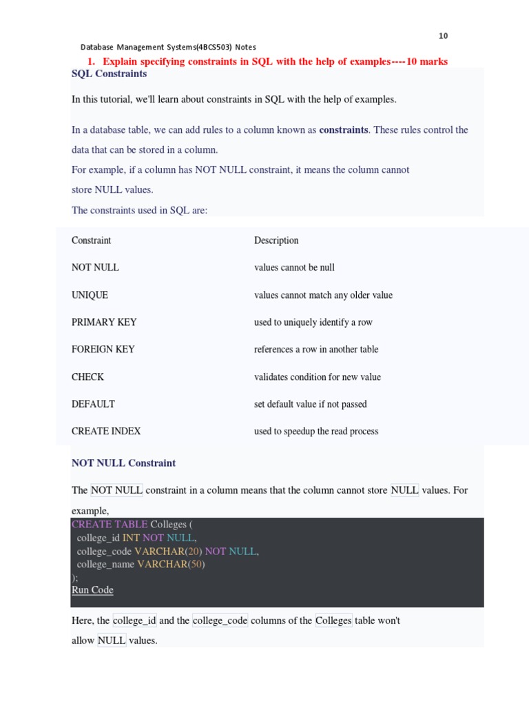 SQL Questions | PDF | Relational Database | Databases SQL Questions | PDF | Relational Database | Databases