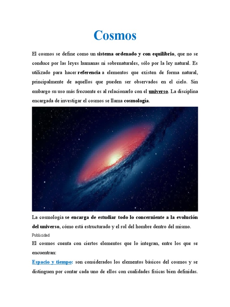 Cosmos | PDF | Universo | Big Bang