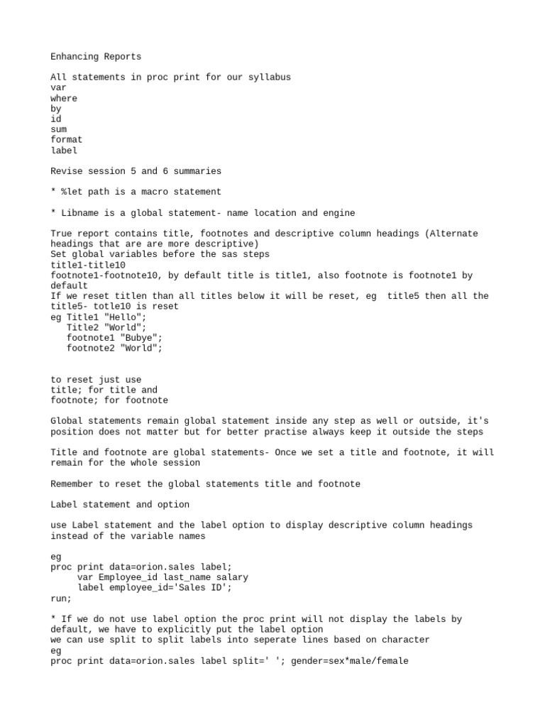 Session 7 Summary | PDF