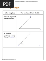 Constructing a 45° Angle with Compass | PDF | Elementary Mathematics ...