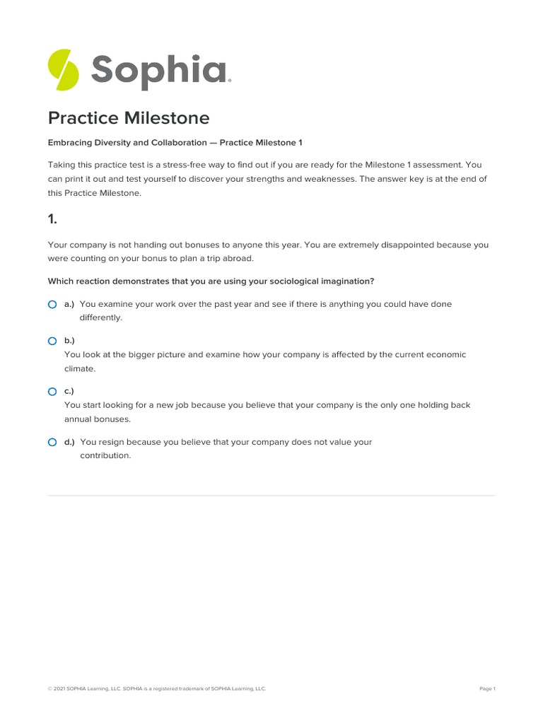 Soci1010 Unit 1 Practice Milestone | PDF | Scientific Method | Sociology