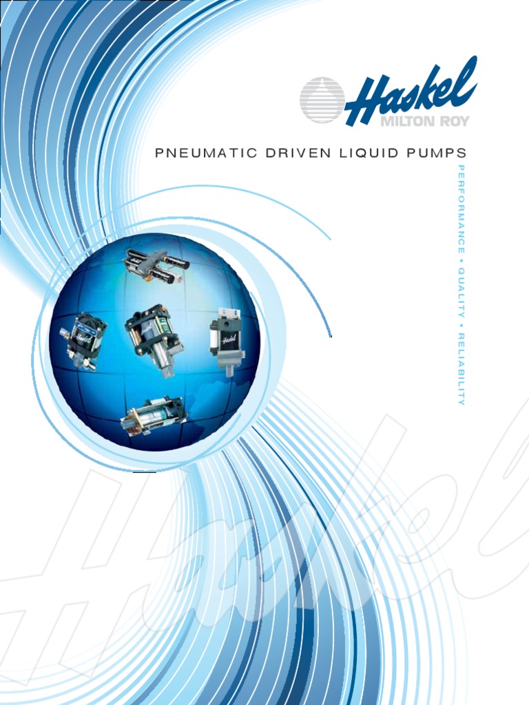 Haskel Pneumatic Liquid Pump Overview | PDF
