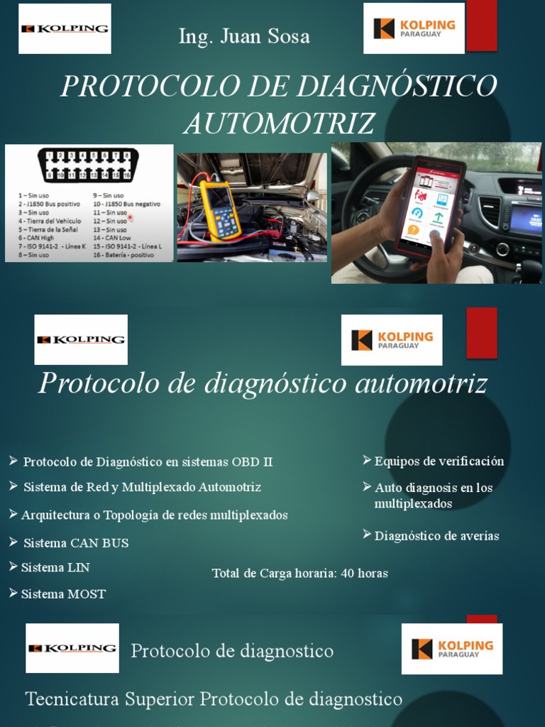 Protocolo de Diagnostico | PDF | Corriente eléctrica | Electrónica