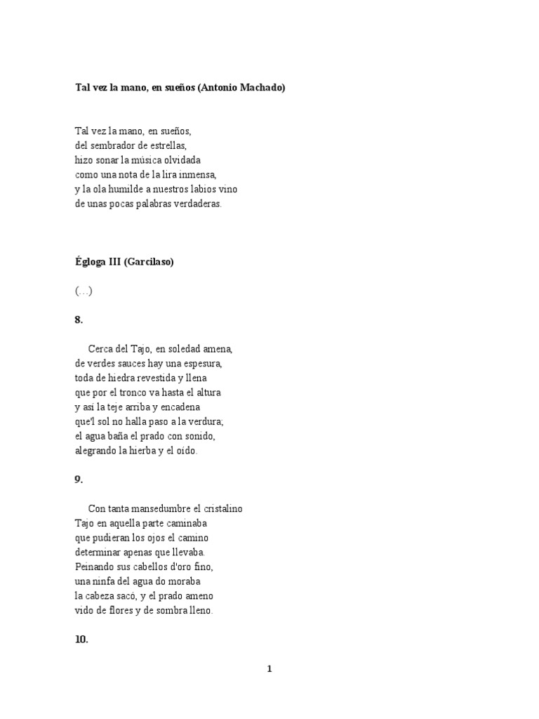 01 Bis Poemas Endecasilabos | PDF