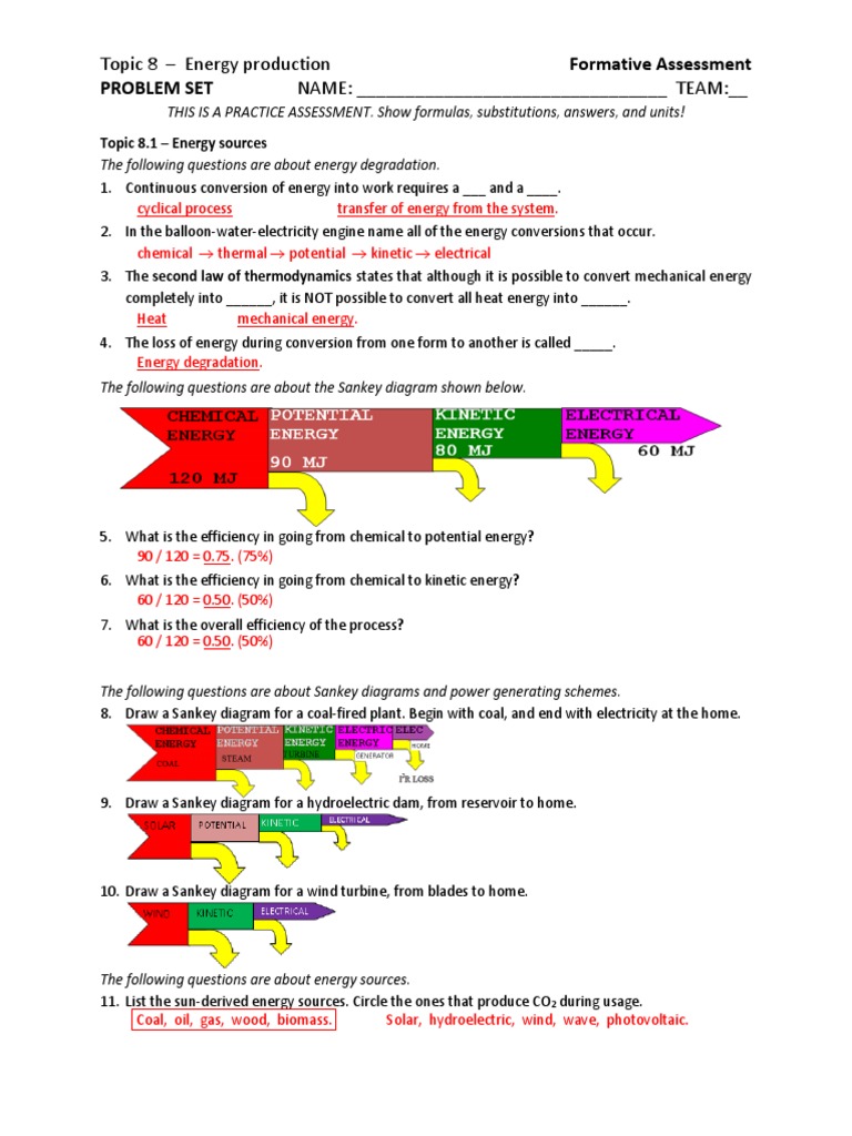 Energy Production Practice Quiz | PDF | Energy Development | Nuclear ...
