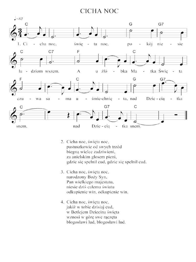 Cicha Noc | PDF