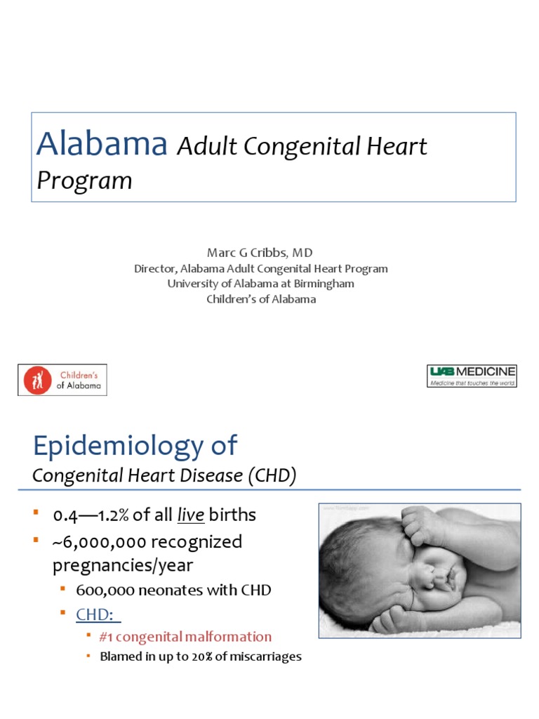 Alabama Adult CHD Presentation | PDF