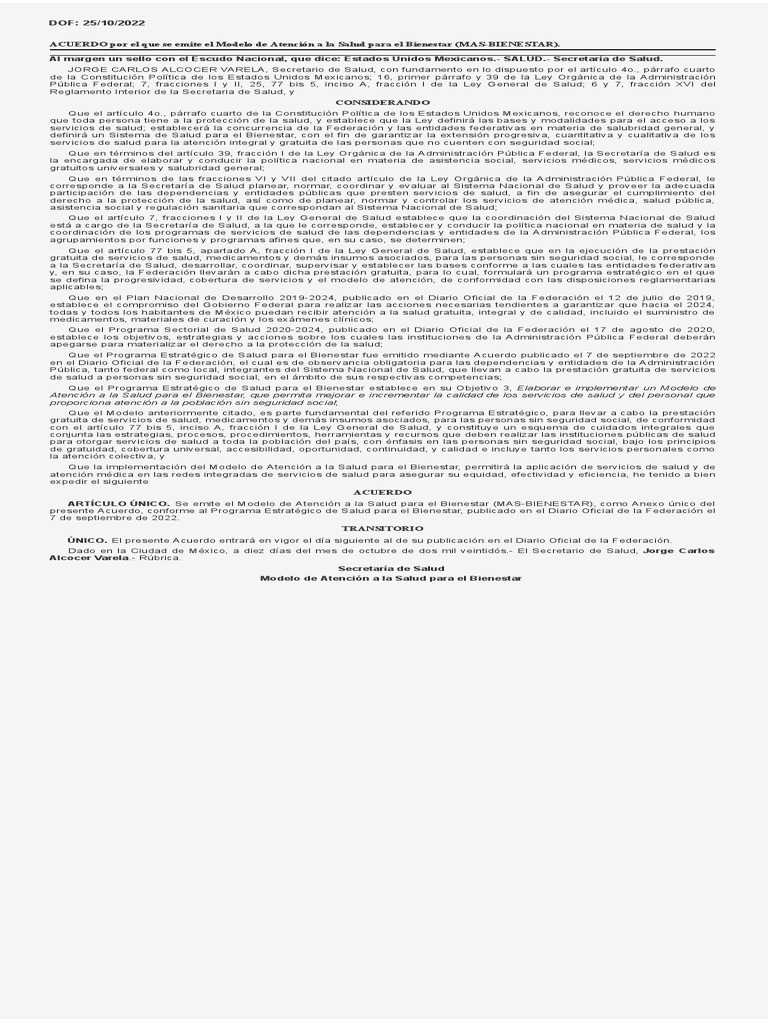 Modelo Mas Bienestar | PDF | Cuidado de la salud | Trabajo Social