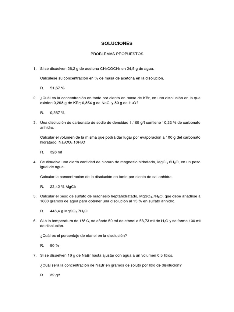 Problemas Propuestos Soluciones | PDF