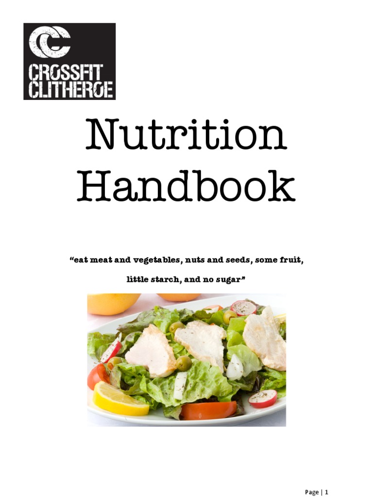 CrossFit Nutrition: Paleo vs. Zone Guide | PDF | Paleolithic Diet ...
